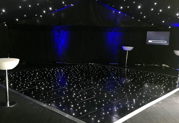 9' x 9' Black Dance Floor - Komplete Event Rentals